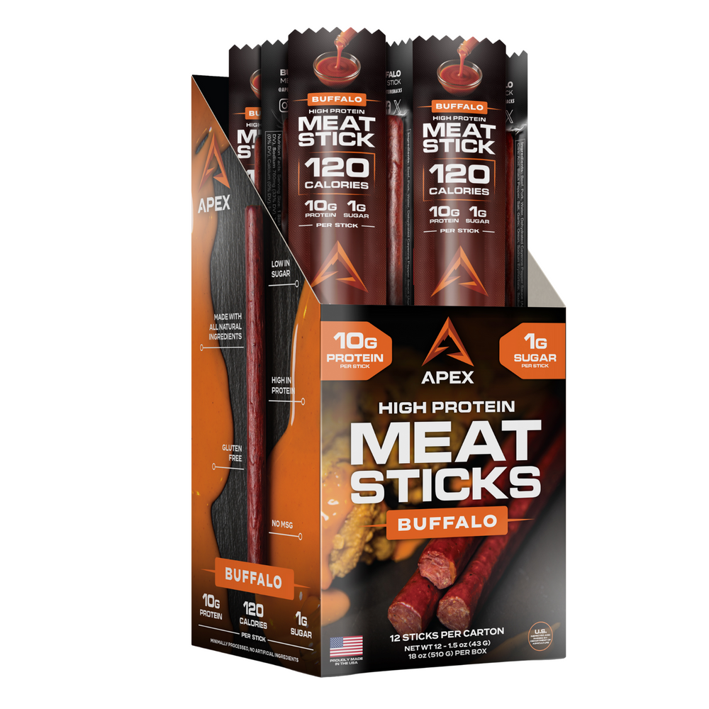 Apex High Protein Meat Sticks (12 Ct)