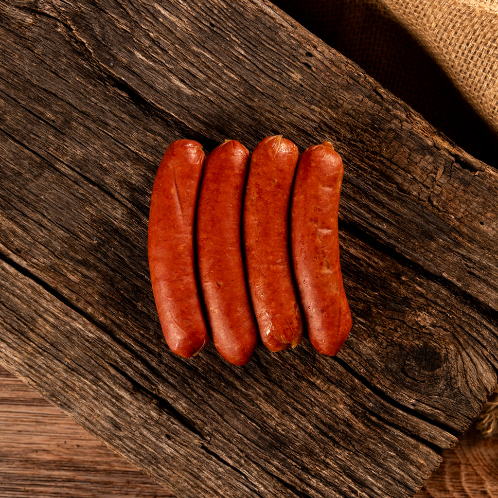 Gourmet Jumbo Beef Hot Dogs | McBee Meat Company